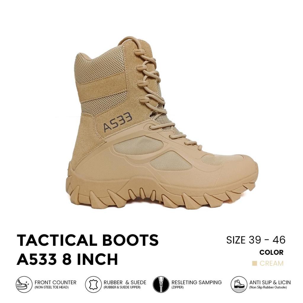 Jual Sepatu Tactical A533 PDL Sepatu Tactical Military Combat Boot AS33 | Shopee Indonesia