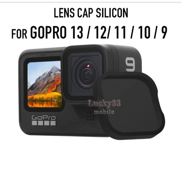 Jual Lens Cap Silicon Tutup Lensa For Camera Action Gopro Hera 13 12 11 ...