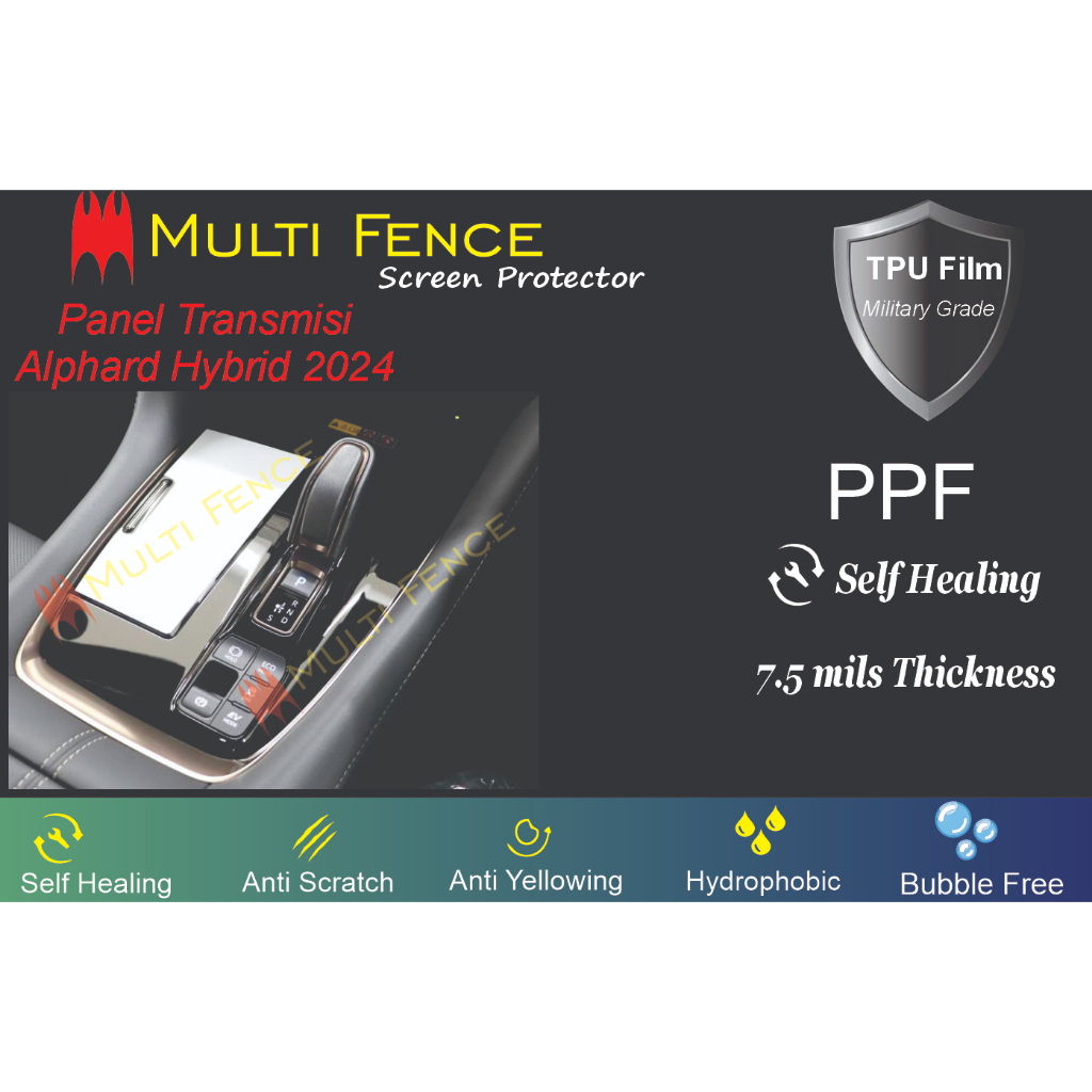 Jual PPF TPU Panel Transmisi Alphard Hybrid 2024 | Shopee Indonesia