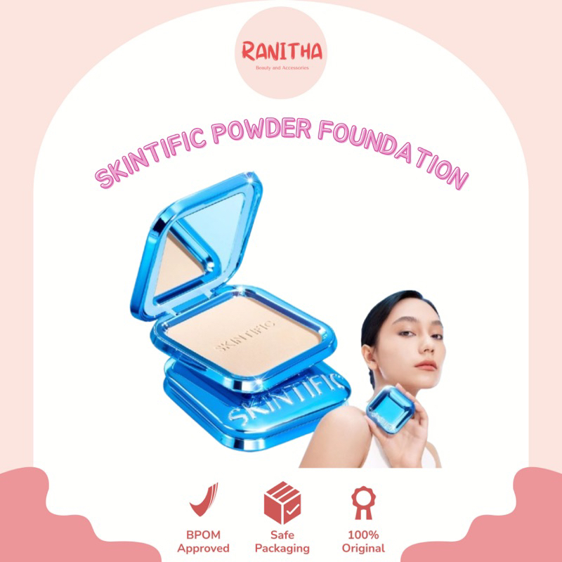 Jual SKINTIFIC ULTRA COVER POWDER FOUNDATION | Shopee Indonesia