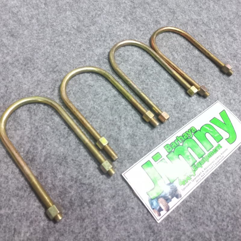 Jual BAUT PER JIMNY BAUD SPRING U BOLT KATANA PANJANG | Shopee Indonesia