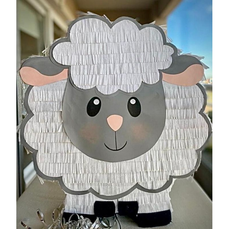 Jual Pinata Tarik / Pinata Pukul Karakter Ulang Tahun Motif Domba ...