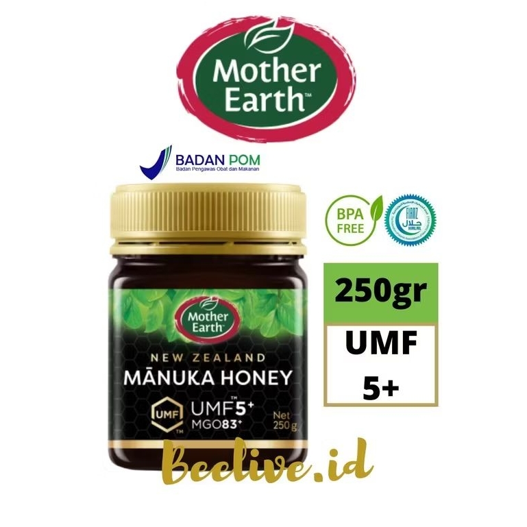 Jual Madu Mother Earth Manuka Honey UMF 5+ MGO 83+ 250 gr | Shopee Indonesia