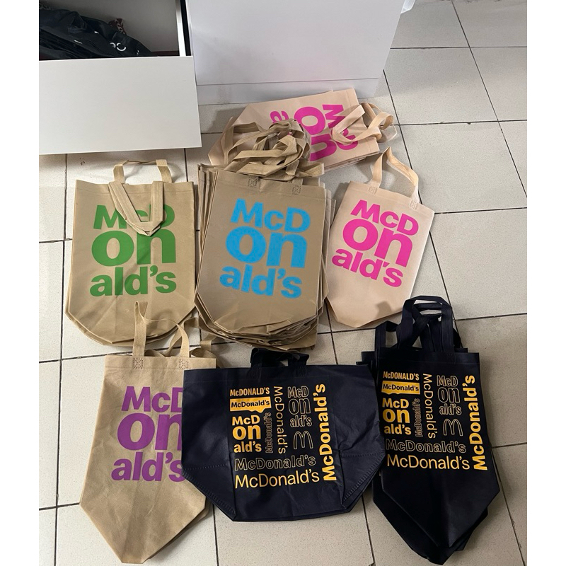 Jual Tote Bag Tas McD McDonalds Original | Shopee Indonesia