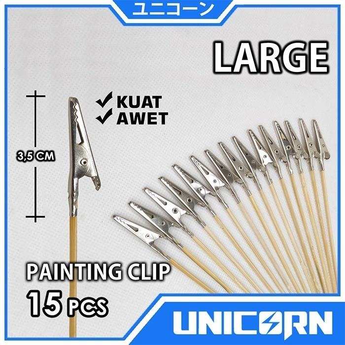 Jual LARGE PAINTING CLIP 15 PCS / CLIPPER PAINT GRIP CAPIT BUAYA CAT ...