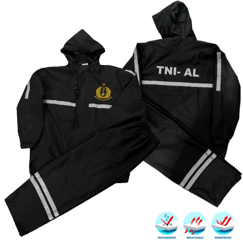 Jual Raincoat / Jas Hujan Setelan Celana TNI AD - TNI AL - TNI AU ...