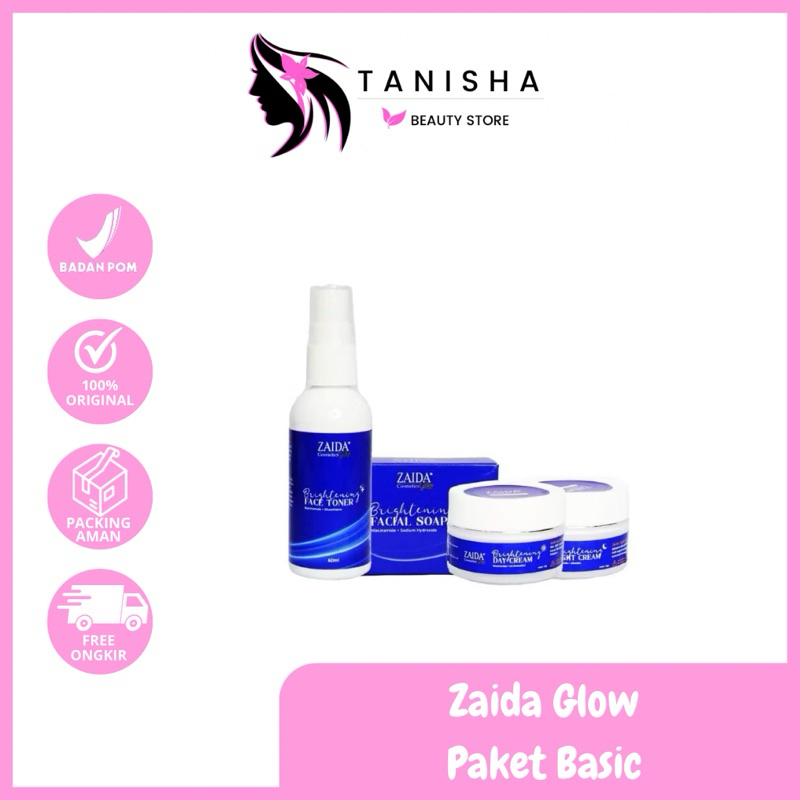 Jual Paket Basic Zaida Glow Cosmetics Original | Shopee Indonesia