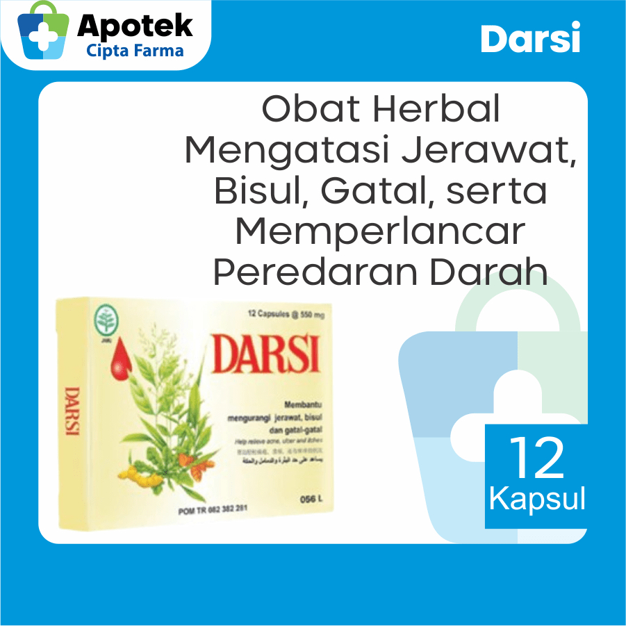 Jual Darsi Kapsul Pegagan Lengkuas Kunyit Daun Tapak Liman Sambiloto ...