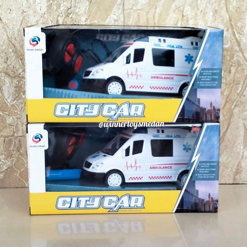 Jual Mainan Mobil Remote Ambulance City Car / Mainan Mobil Rc Ambulance ...