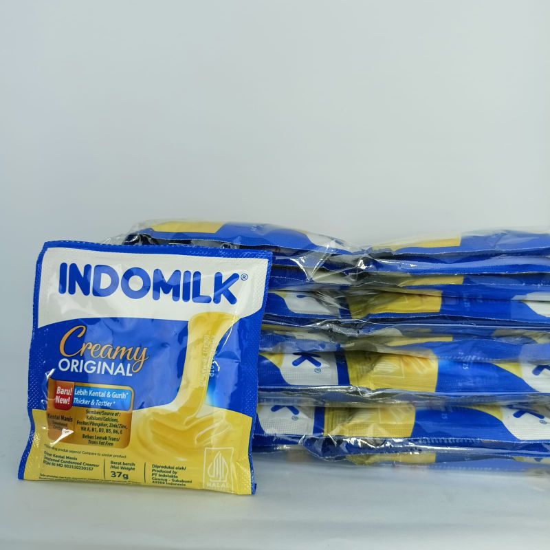 Jual INDOMILK SUSU KENTAL MANIS SACHET | AMANAH 100% | JOMBANG | Shopee ...