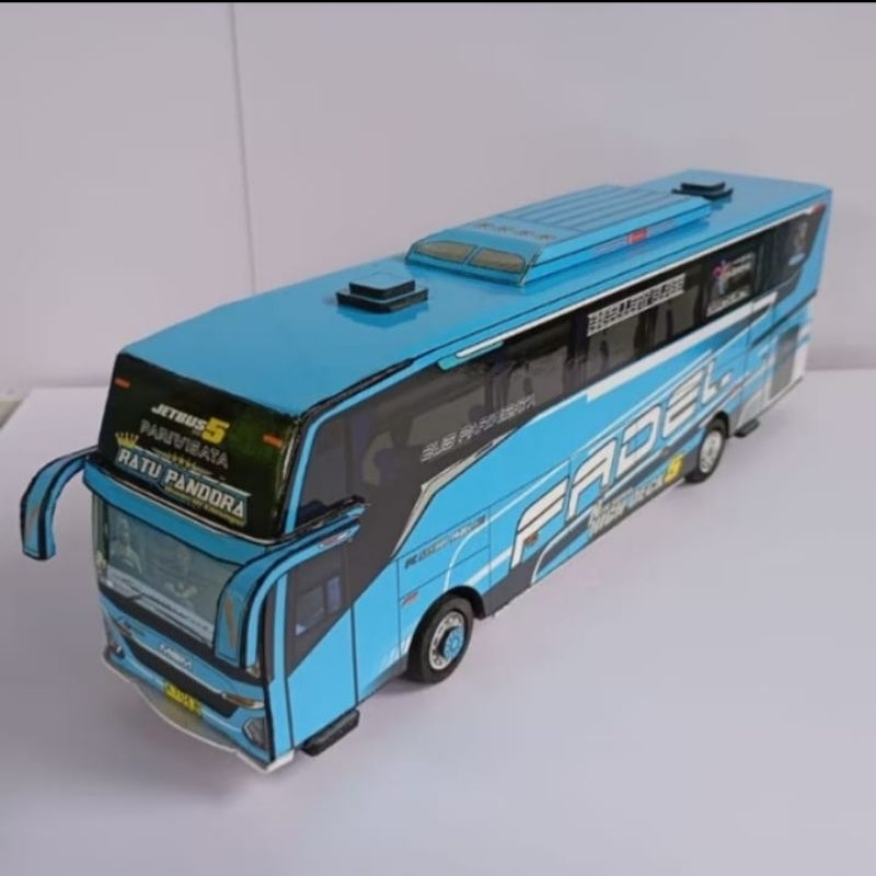 Jual Miniatur Bus RATU PANDORA JB5 Asyrof MSM Set Ban Mainan Basuri ...