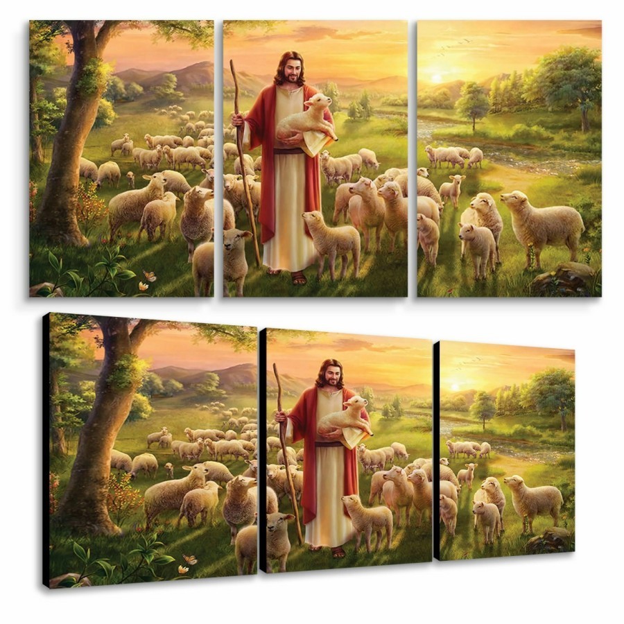 Jual Hiasan dinding Kristen Katolik Tuhan Yesus gembala yang baik cp ...