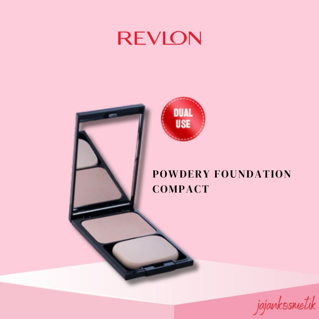 Jual Revlon Powdery Foundation Make up (compact foundation coverage ...