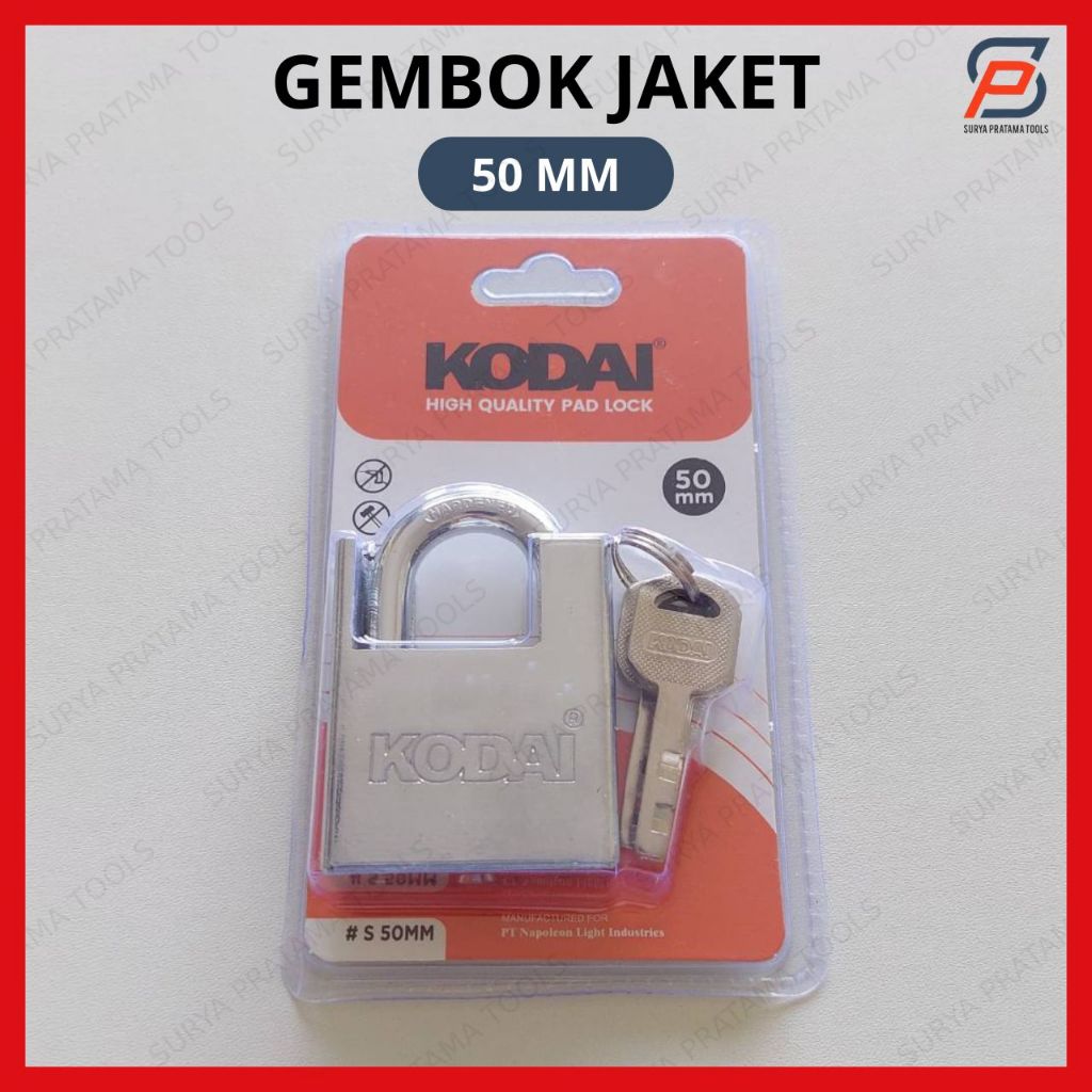 Jual Gembok Jaket 50mm Anti Potong / Kunci Gembok Rumah Pagar Gudang ...