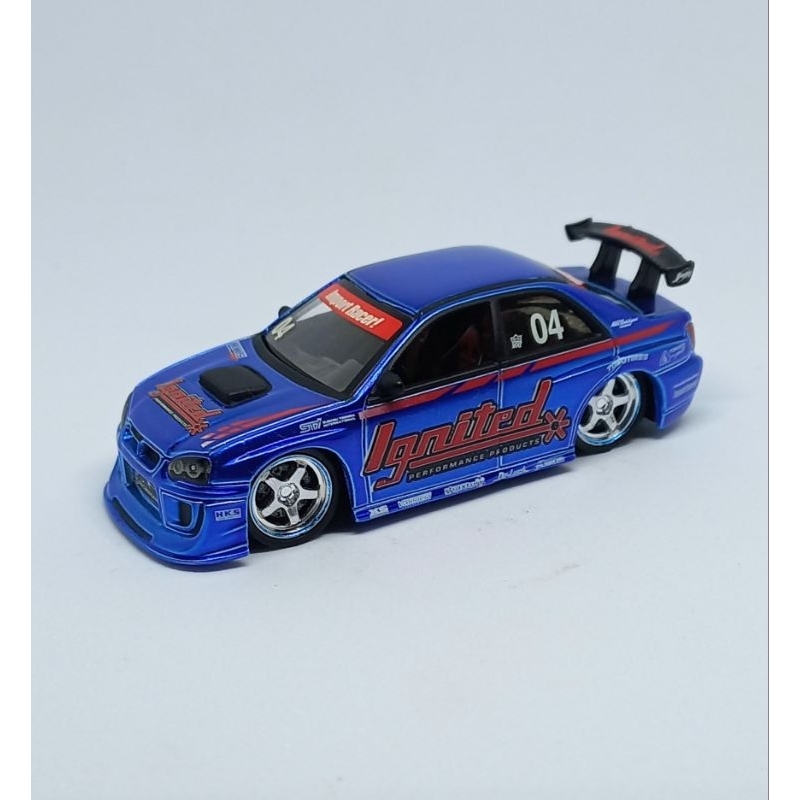 Jual jada toys subaru impreza wrx sti import racer loose diecast 1/64 ...