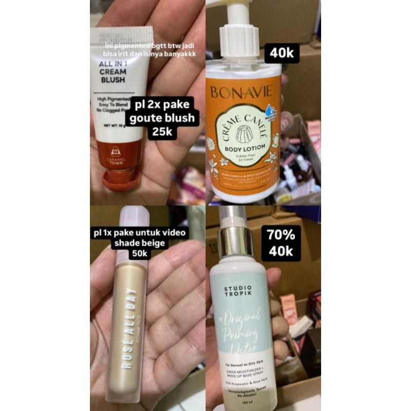 Jual whitelab serum base blush omg two way cake covermake eyeliner ...