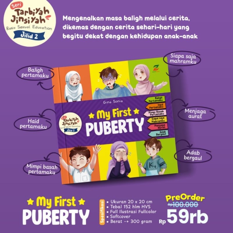 Jual MY FIRST PUBERTY (Untuk usia 10+) - MASA PUBER | Shopee Indonesia