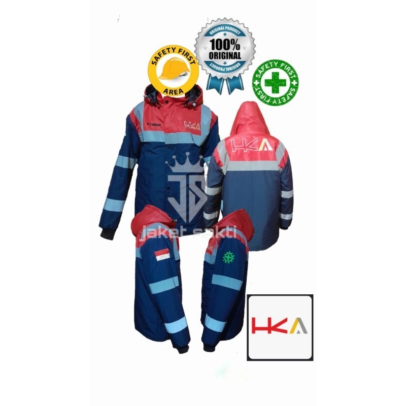 Jual jaket safety jaket tambang jaket proyek jaket kerja jaket costum ...