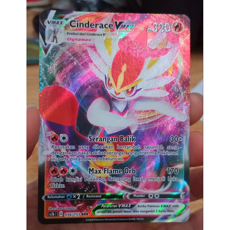 Jual KARTU POKEMON CINDERACE VMAX RRR INDONESIA HOLO | Shopee Indonesia