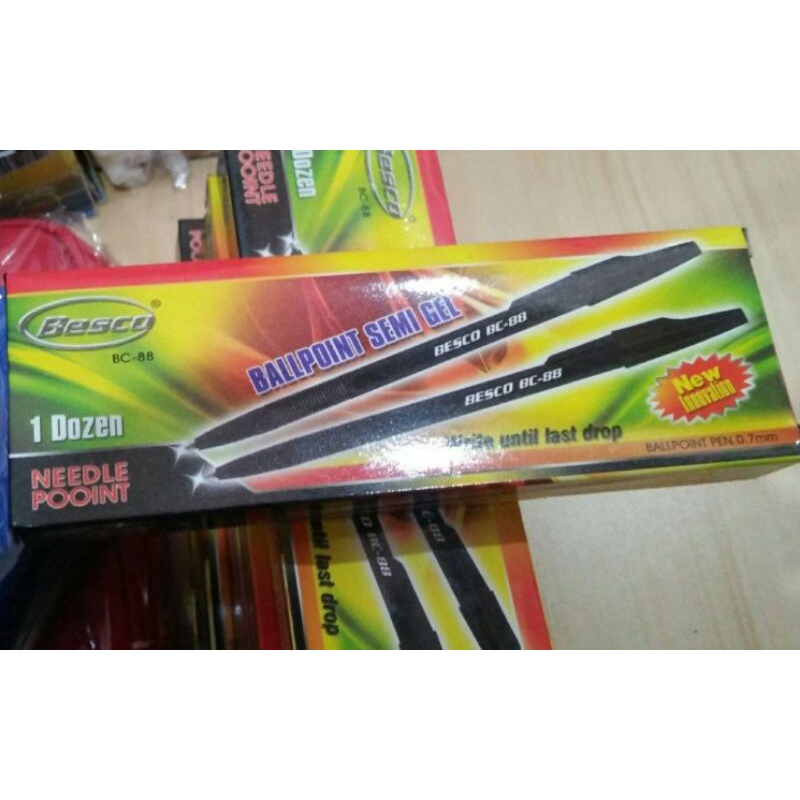 Jual Ballpoint semi gel isi 12 | Shopee Indonesia