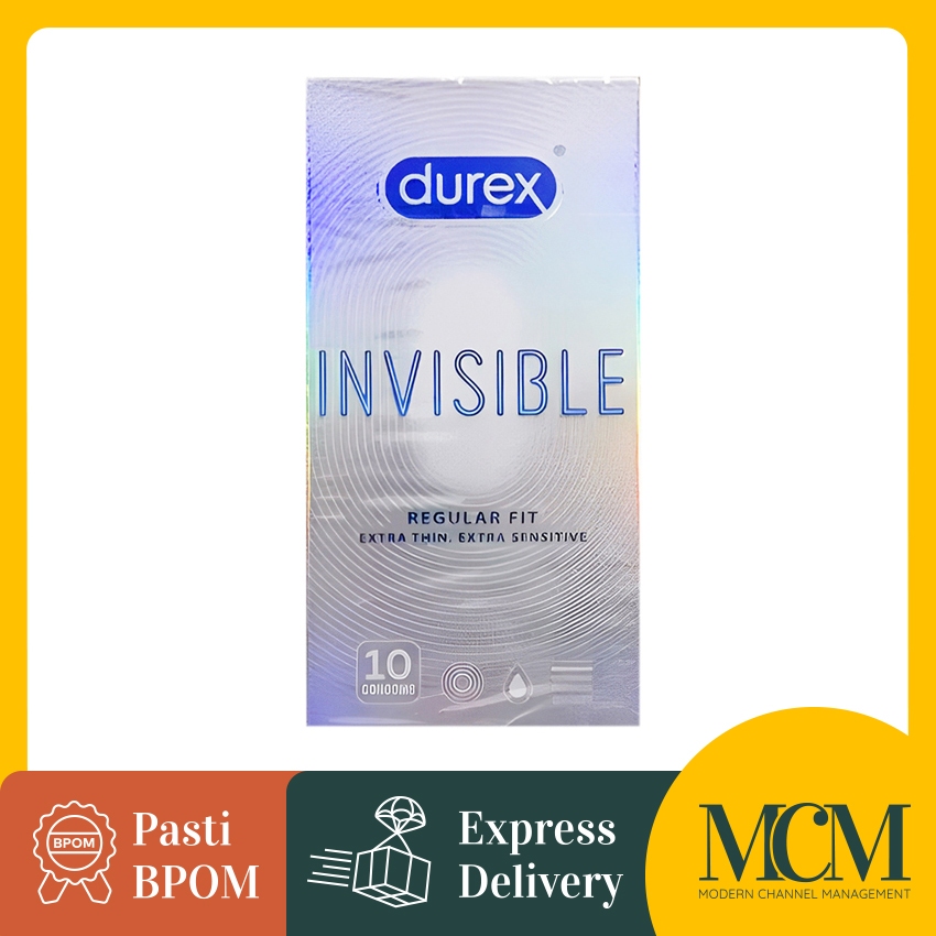 Jual Kondom Paling Tipis - Durex Invisible Regular Fit - 10 Pcs ...