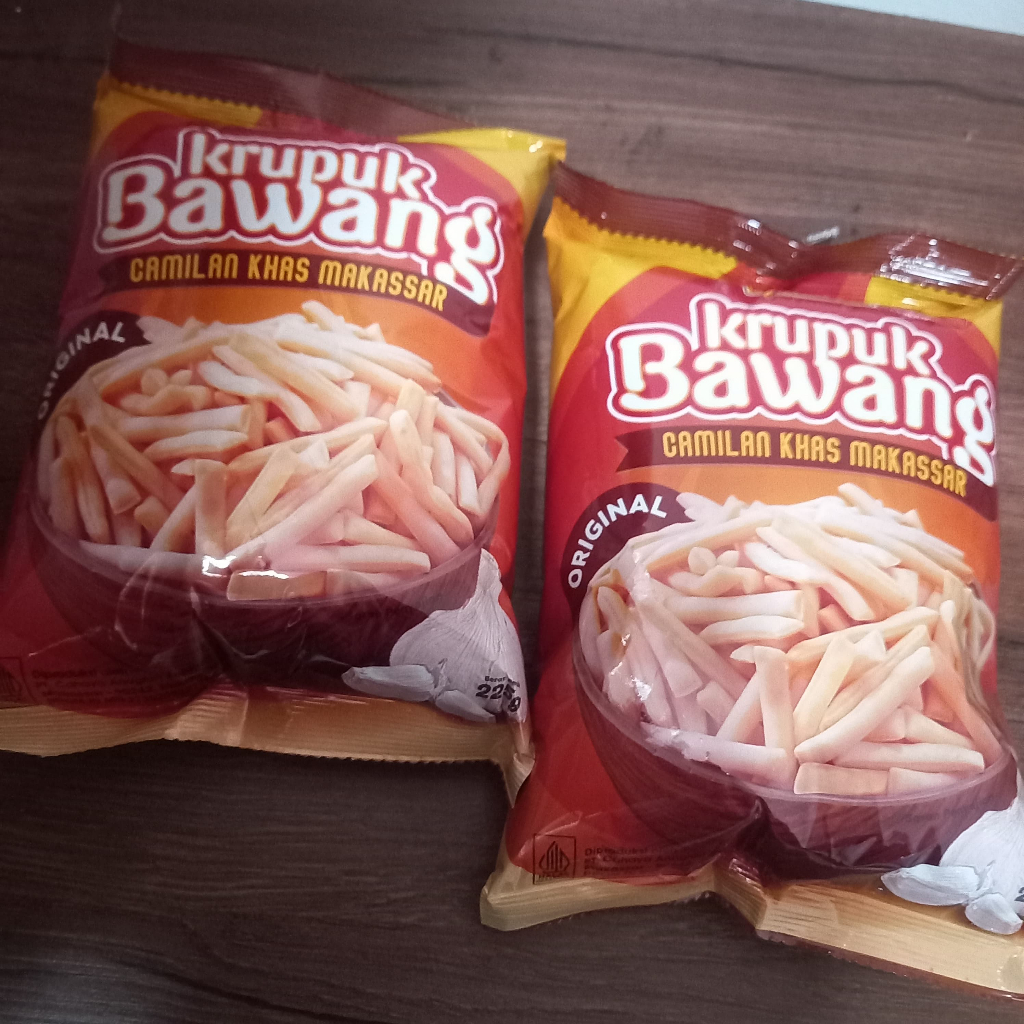 Jual Ayam Kerupuk krupuk bawang khas Makassar Cap Ayam rasa original ...
