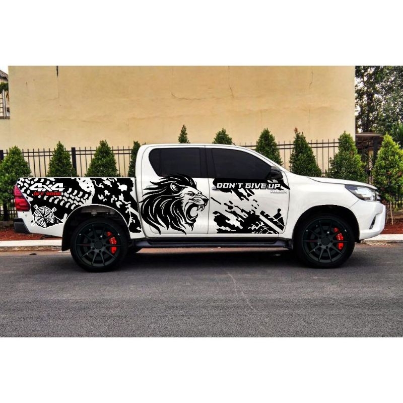 Jual CUTTING STICKER TERBARU LION MOBIL HILUX,RANGGER,TRITON,DMAX,DOBLE ...