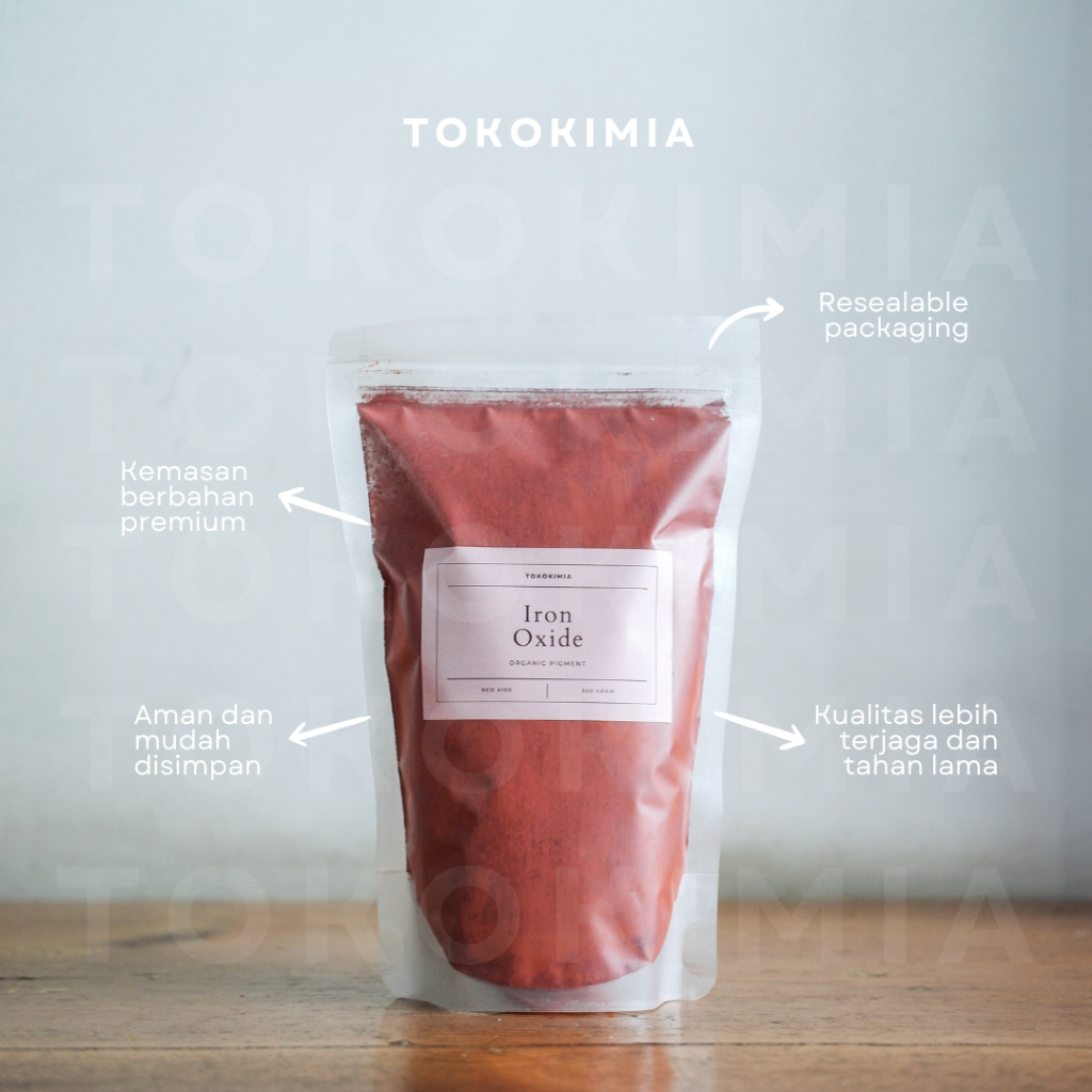 Jual Iron Oxide Red - Organic Pigment Powder Pewarna Bubuk Verf Oker ...