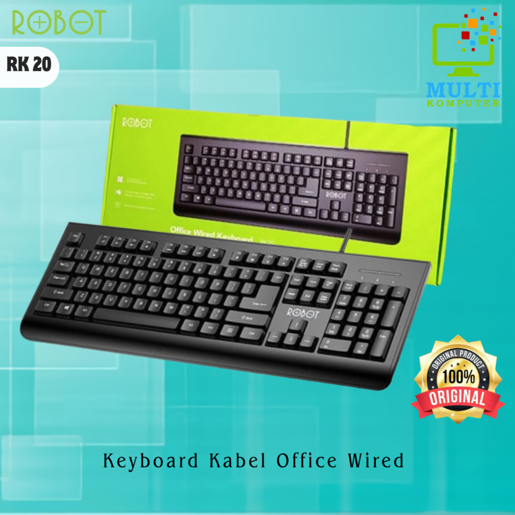 Jual Keyboard Kabel Robot RK 20 / Office Wired Keyboard Robot RK20 ...