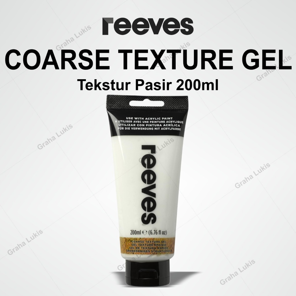 Jual Reeves Coarse Texture Gel 200ml - Tekstur Pasir | Shopee Indonesia