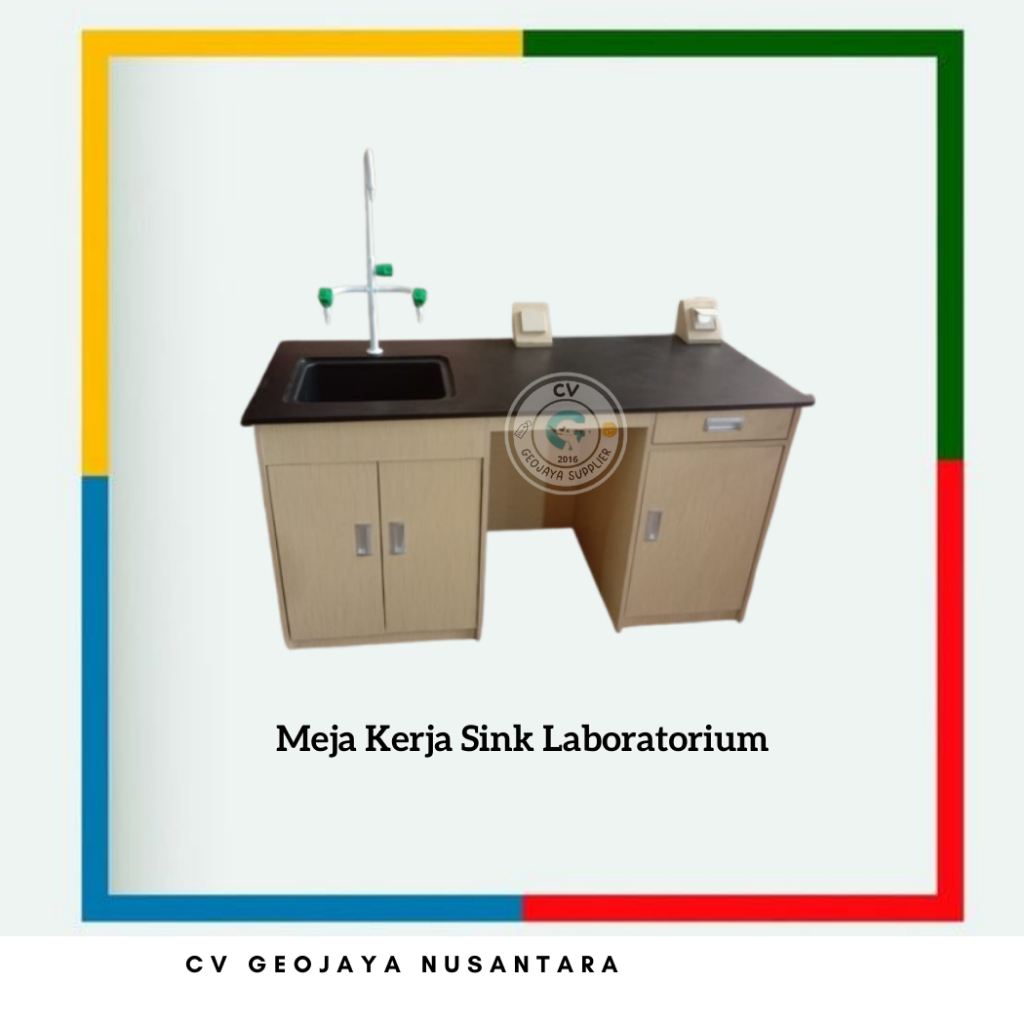 Jual Meja Kerja Sink Laboratorium Multifungsi – Furniture Lab Industri ...