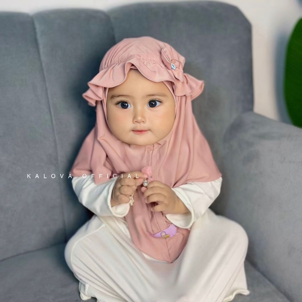 Jual Jilbab Anak Perempuan Safina Hijab Instan Anak Topi Kalova By ...