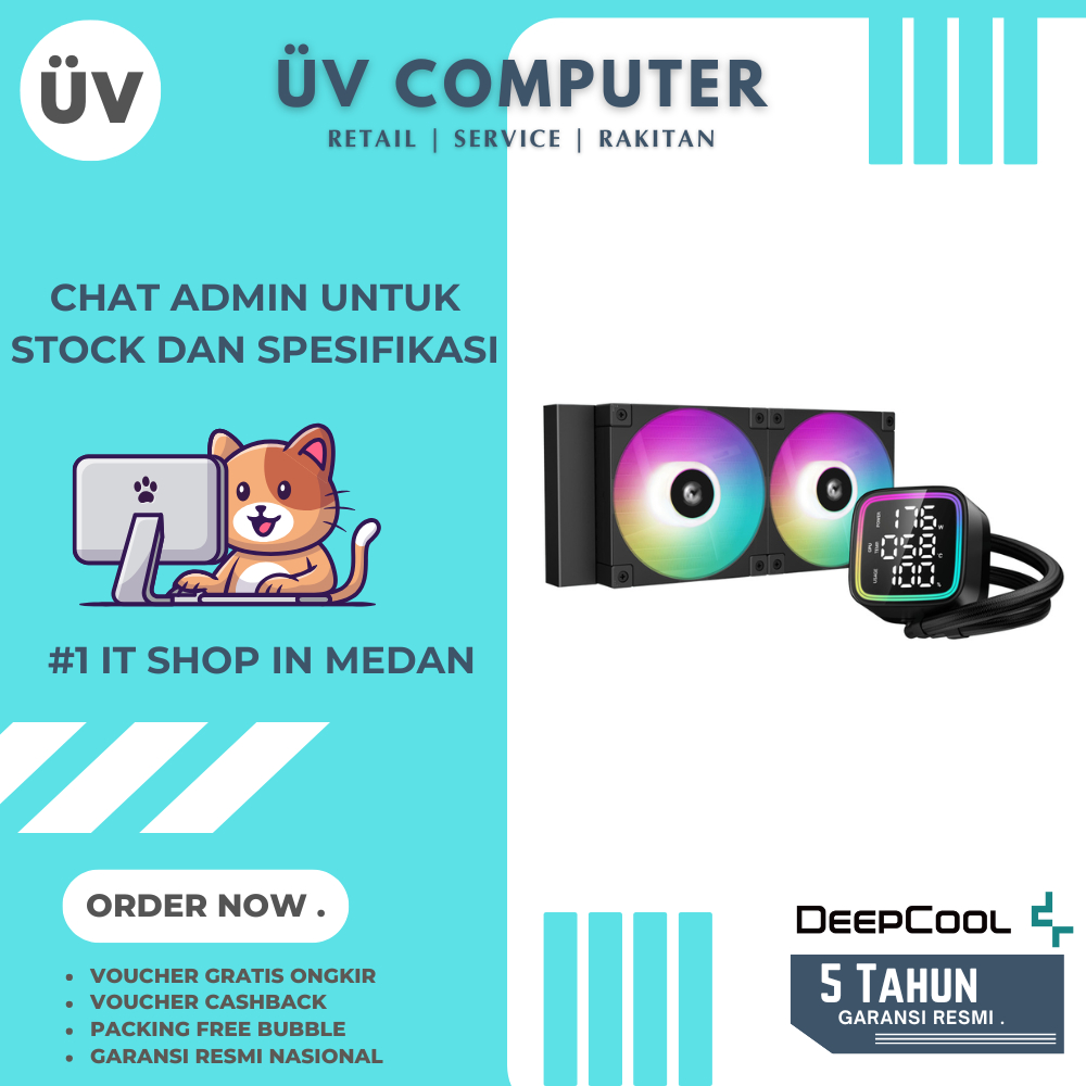 Jual AIO Liquid Cooler Water Cooling CPU Processor Deepcool LD240 LD ...