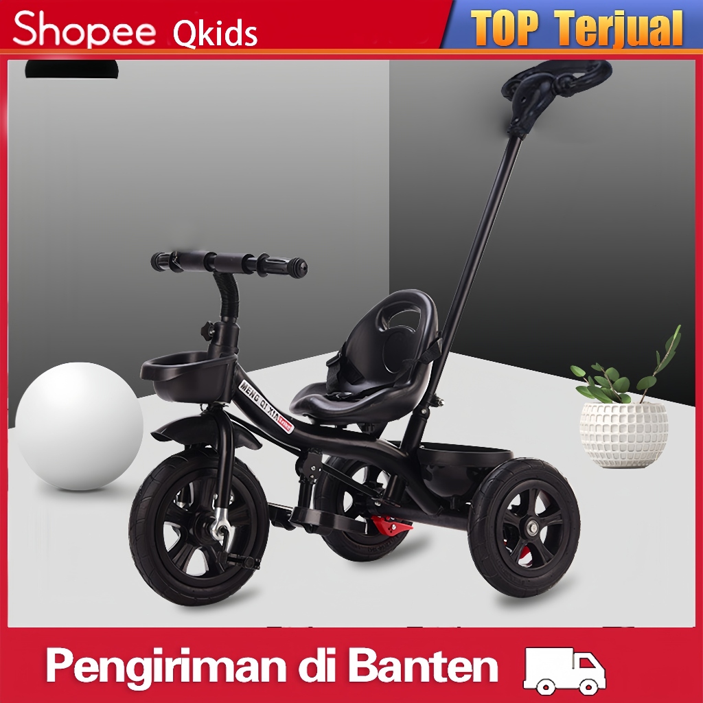 Jual Q-Kids*COD*/ Sepeda Roda Tiga Anak Sepeda Roda 3 Bayi Tricycle ...
