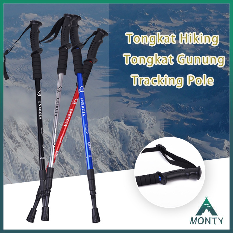 Jual MONTY Tracking Pole Adjustable Tongkat Gunung / Tracking Pole ...