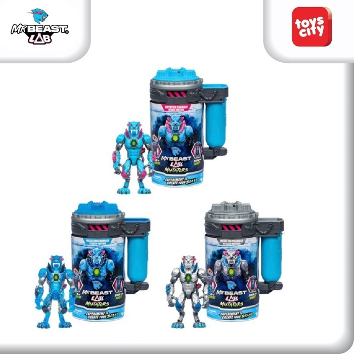 Jual MrBeast Lab Mutators Mutation Chamber Experiment Action Figure ...