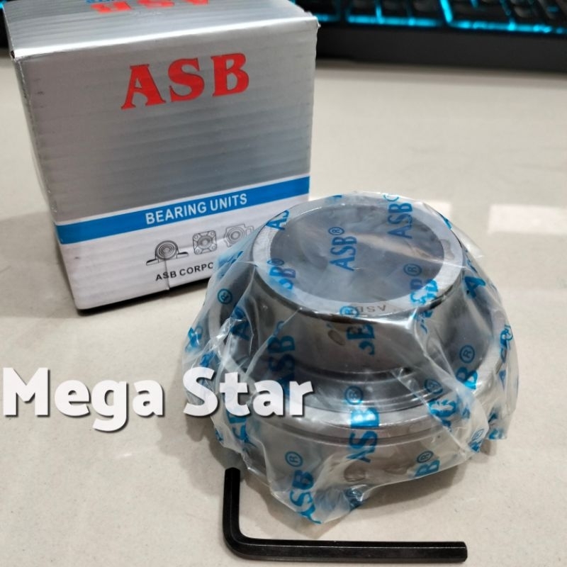 Jual BEARING INSERT UC 205 / UC205 ( AS 25mm ) ASB asli | Shopee Indonesia