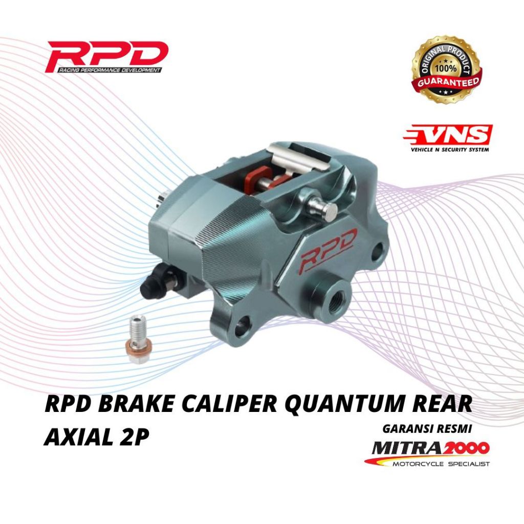 Jual RPD Brake Caliper Quantum Rear Axial 2P | Shopee Indonesia