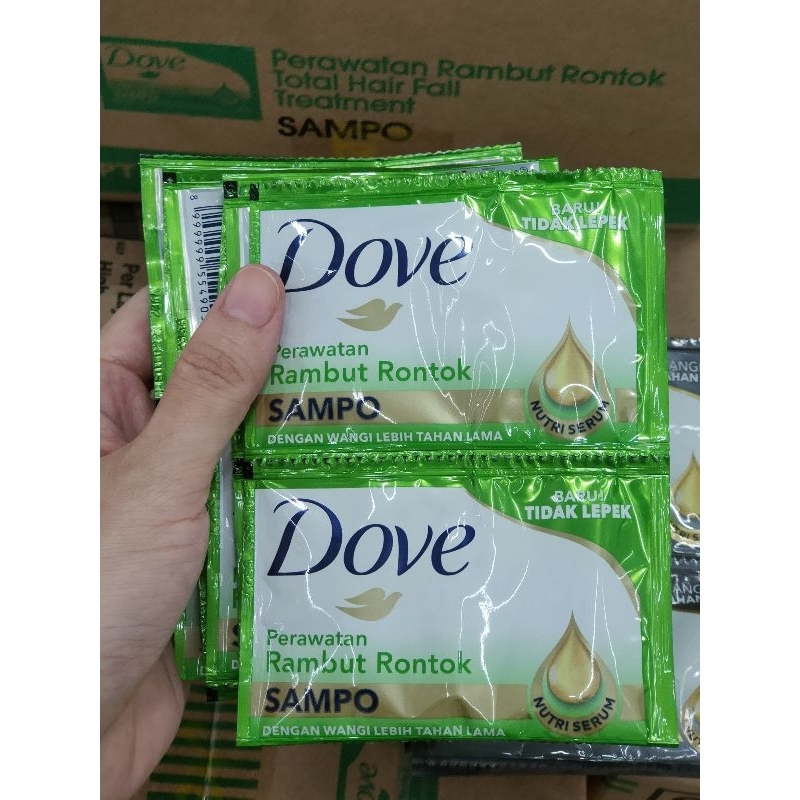 Jual Shampo Dove Perawatan Rambut Rontok Sachet (1 Renceng) | Shopee ...