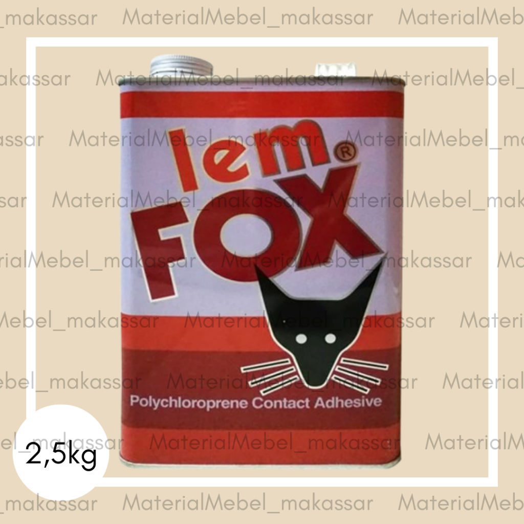 Jual LEM FOX/LEM KUNING/LEM KAYU/LEM HPL/LEM VINYL FOX KUCING GALON 2 ...