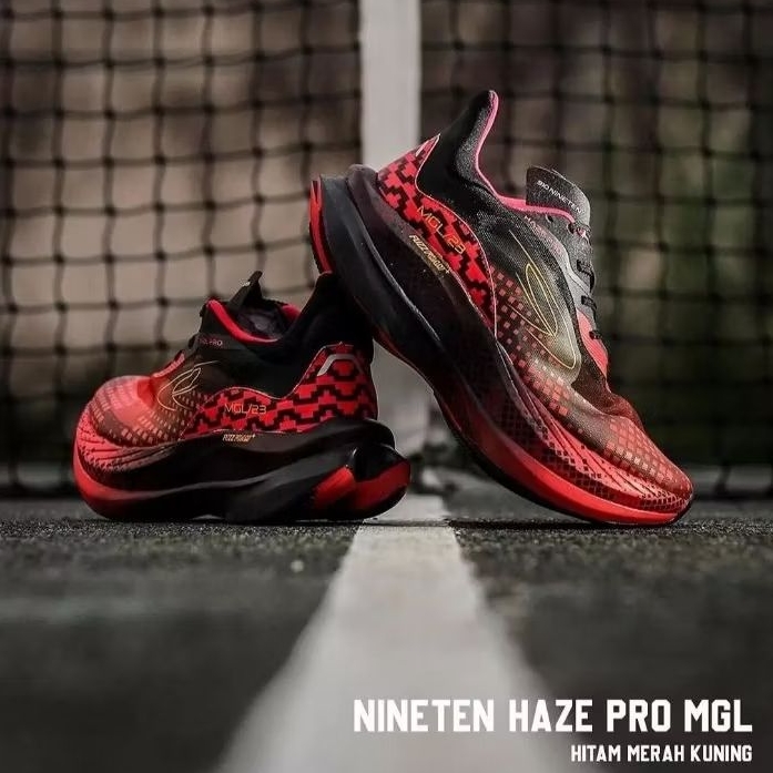 Jual 910 Nineten Sepatu Running HAZE PRO MAGELANG CARBON PLATE - Merah ...