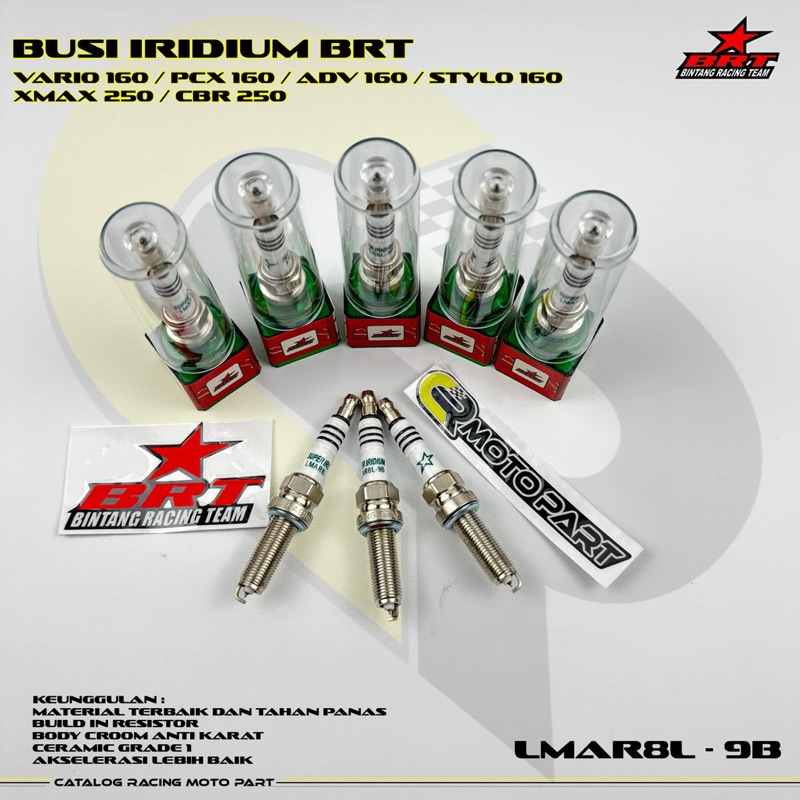 Jual BRT Busi Iridium Honda CBR 250 Vario 160 // PCX 160 // ADV 160 // Stylo 160 // Yamaha XMax ...