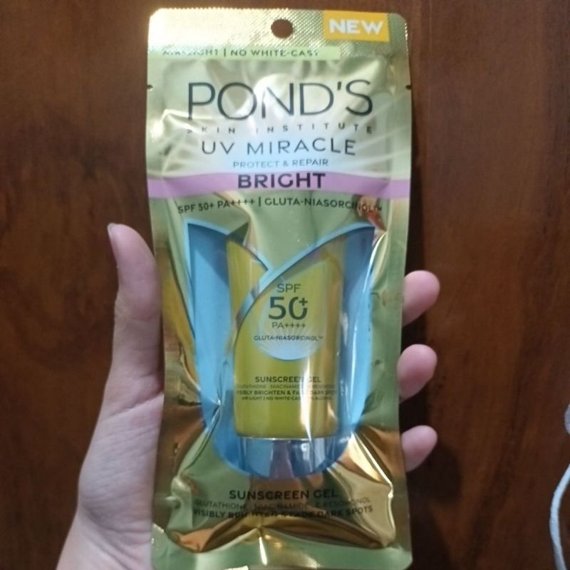 Jual PONDS UV MIRACLE BRIGHT SPF 50+ 25gr | Shopee Indonesia