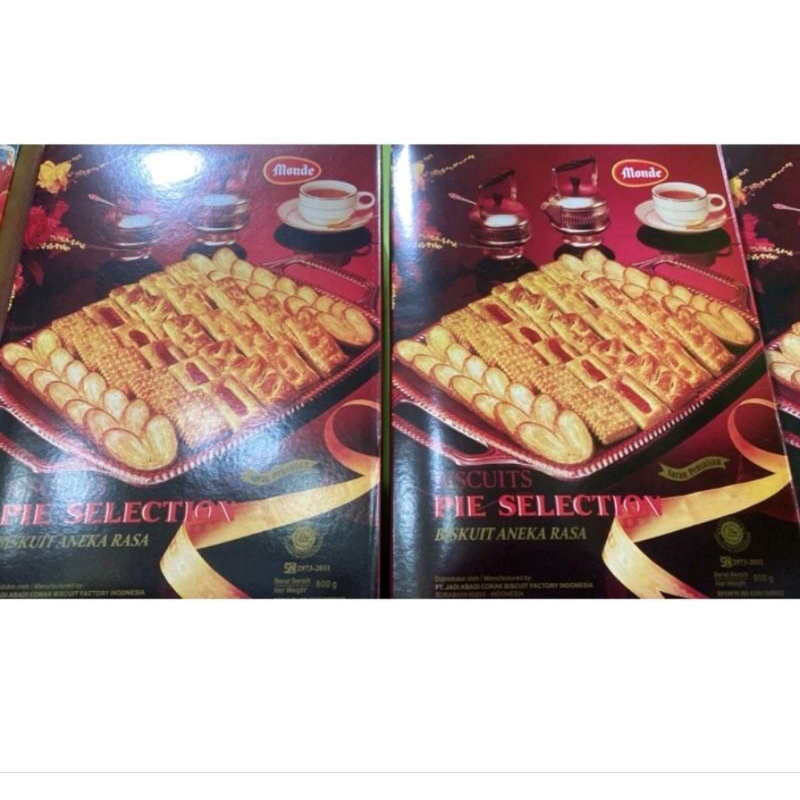 Jual PROMO!!!!! Monde Pie Selection Biskuit Aneka Rasa | Shopee Indonesia