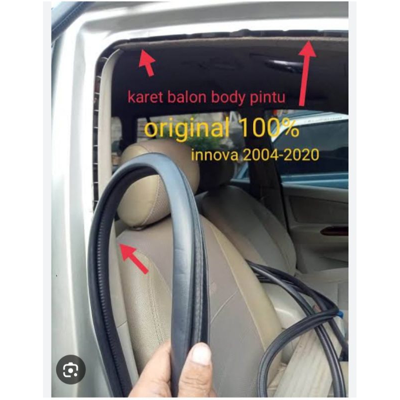 Jual KARET BALON PEREDAM PINTU TOYOTA INOVA REBON ,FORTUNER VRZ THN ...