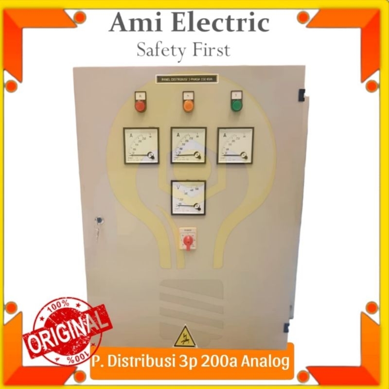 Jual Panel pembagi 3phase 200a spec LS panel distribusi panel 3phase ...