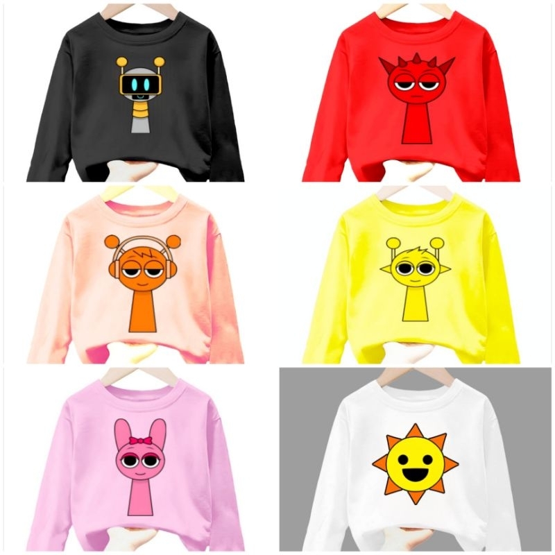 Jual Baju Kaos LENGAN PANJANG Anak Terbaru Virall Spesial Karakter ...