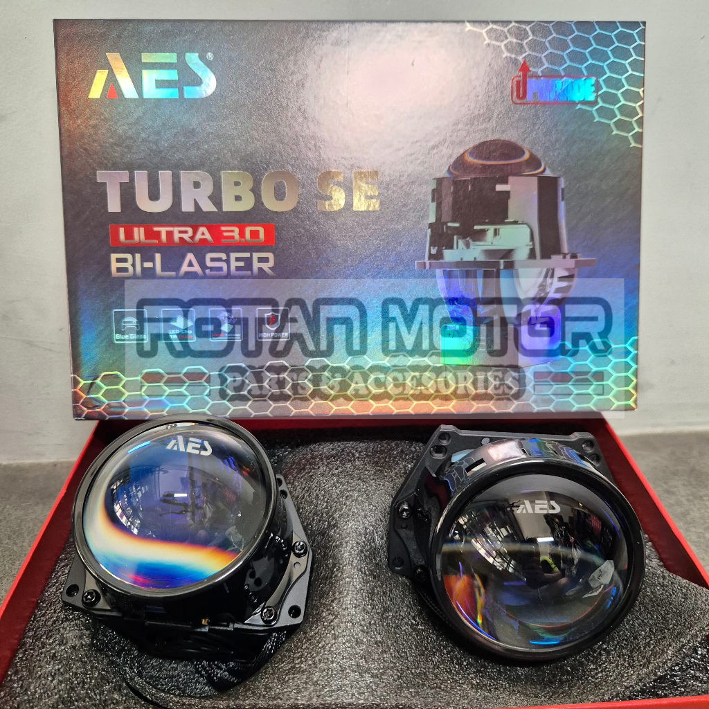 Jual BI-Laser AES Turbo SE Ultra 3 INCH / PROJIE BiLed AES Turbo Se Ultra TIR / PROYEKTOR BILED ...