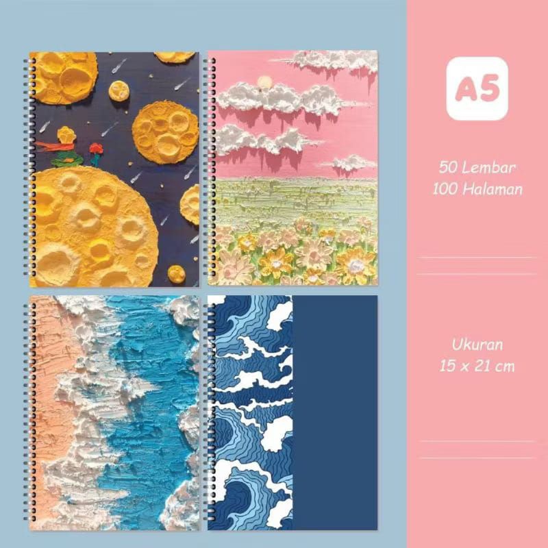 Jual SKETCHBOOK A5 BUKU SKETSA ISI 100 HALAMAN SKETCH BOOK AESTHETIC ...