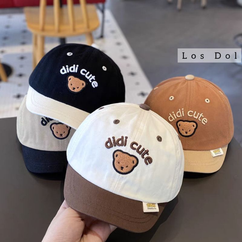 Jual Topi Anak 1 Sampai 4 Tahu Basebal Motif Beruang Didi Cute | Shopee ...
